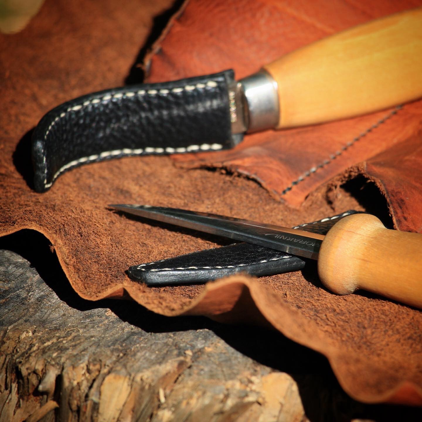 Étuis couteaux - Atelier cuir TiipiiK